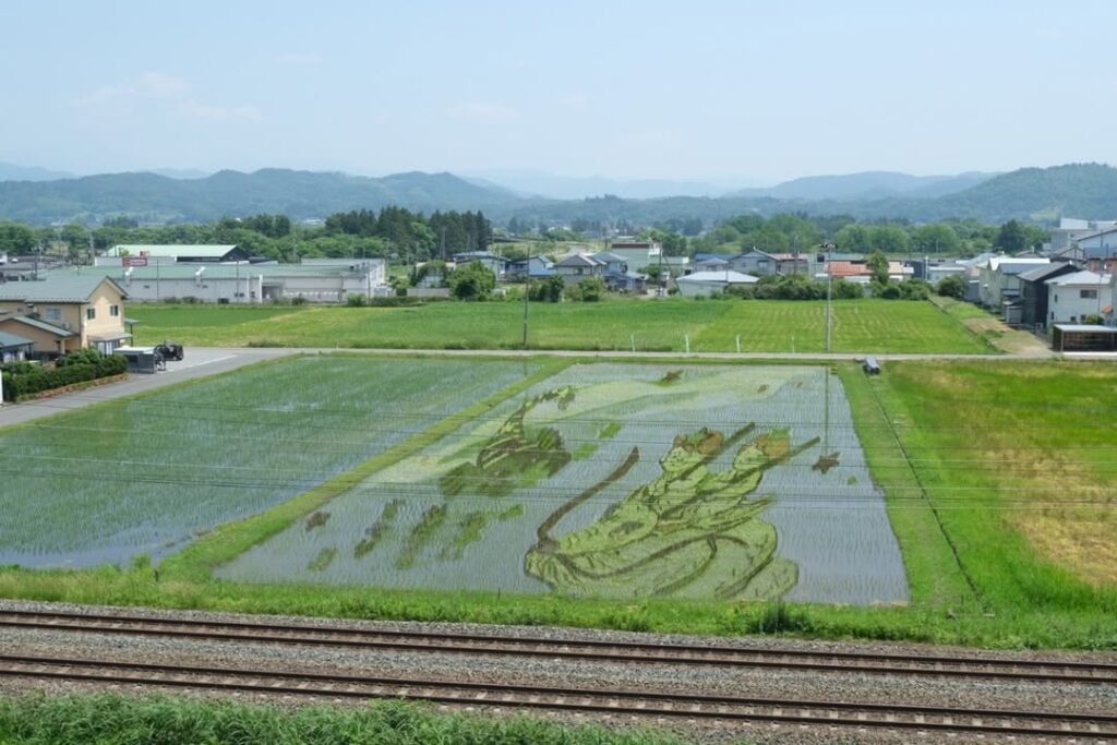 八幡田んぼアート – DO・RI・YA ～石鳥谷地域情報発信サイト～